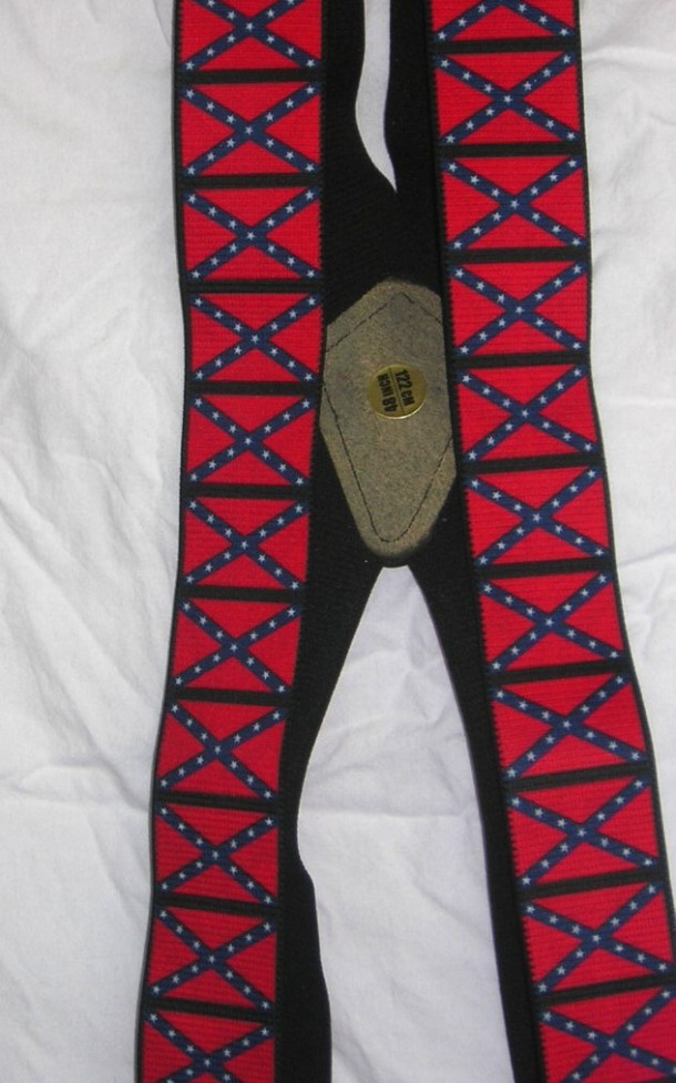 MENS BRACES CONFEDERATE FLAG DESIGN | FUM Tools
