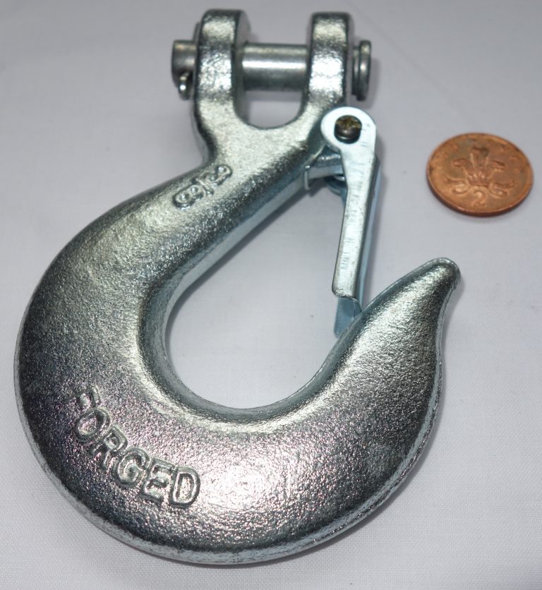 3/8″ (10)MM CLEVIS SLIP HOOK WITH SAFETY CATCH | FUM Tools