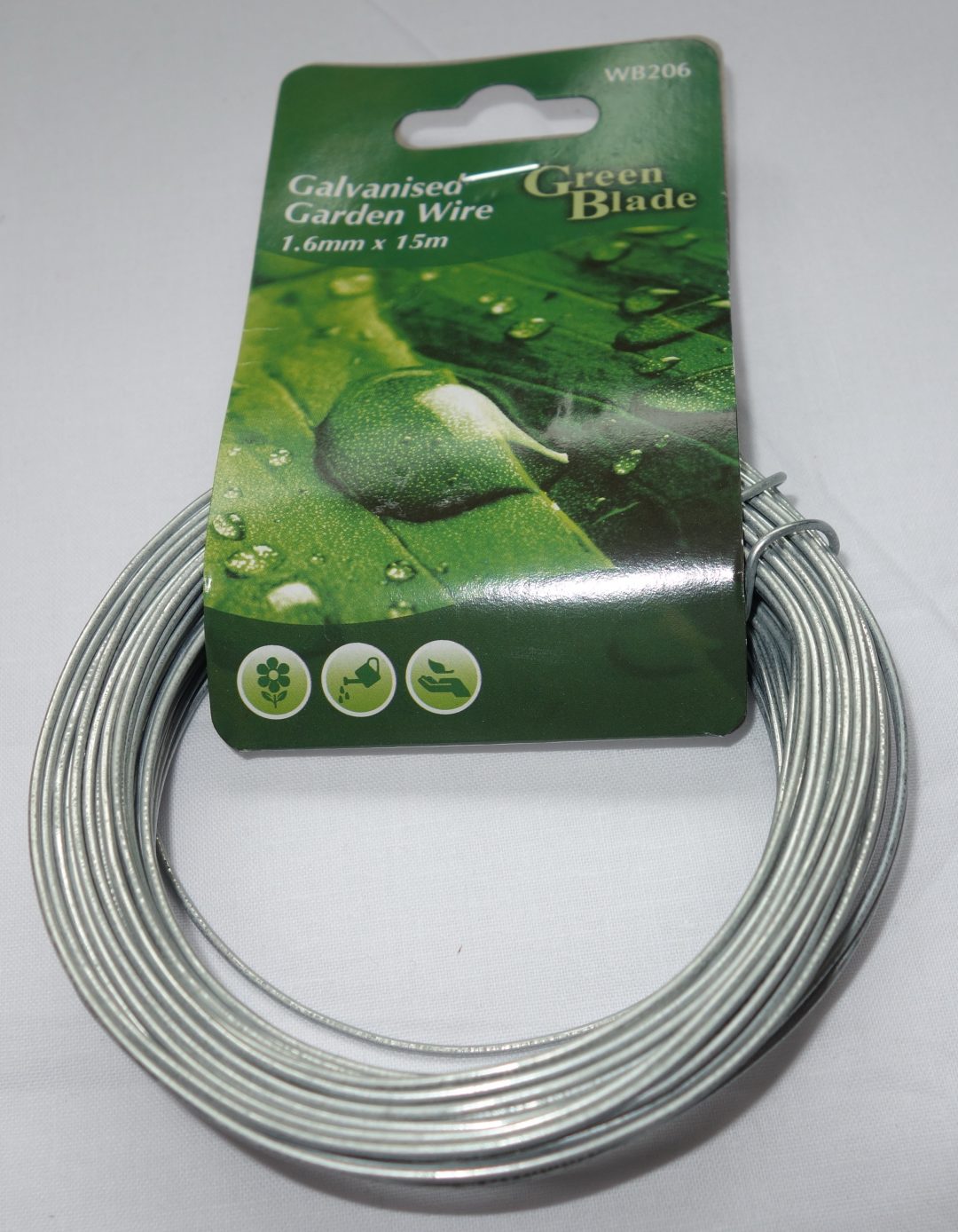 1.6mm x 15m GALVANISED GARDEN SUPPORT PLANT WIRE | FUM Tools
